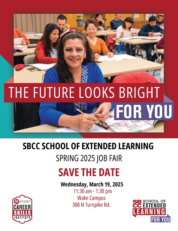 School of Extended Learning Job Fair - Santa Barbara City College